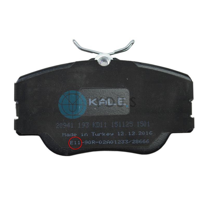 Kale Brake Pad Set Front Axle Brake Pads Discs Mercedes E Cabriolet ...