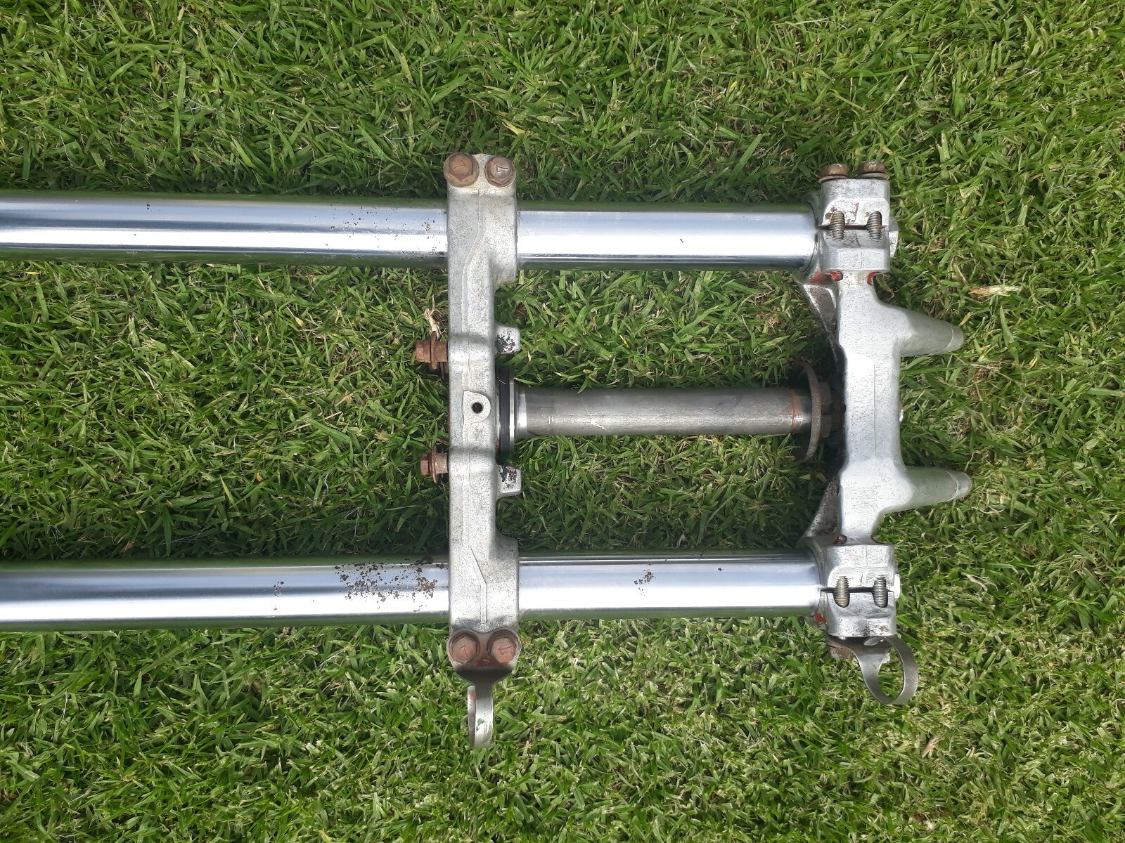 Yamaha TT 250 1981 forks tripple trees front springs tubes Oem Vmx | eBay