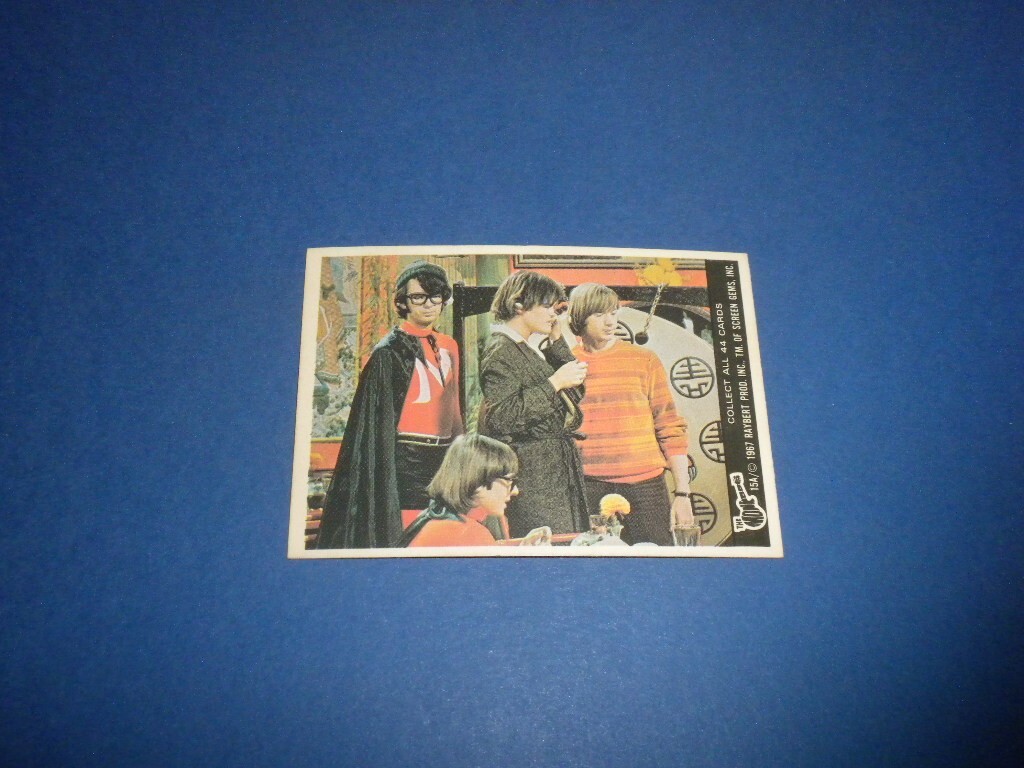 THE MONKEES card #15A Raybert Productions 1967 vintage/original ROCK ...