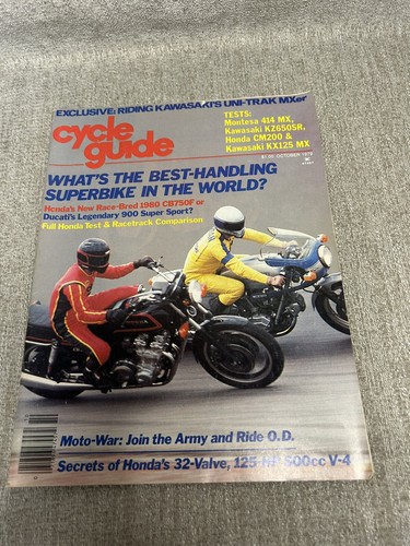 October 1979 CYCLE GUIDE Magazine - Vintage Motorcycles Yamaha Honda | eBay