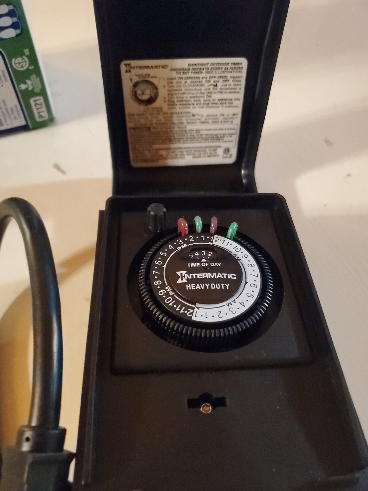 Intermatic P1121 Heavy Duty Outdoor Timer 15 Amp/1 HP for Pumps ...