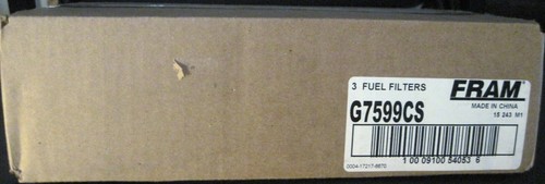 2 cases of Fram G7599 Fuel Filters New Box of 3 Acura and Honda | eBay