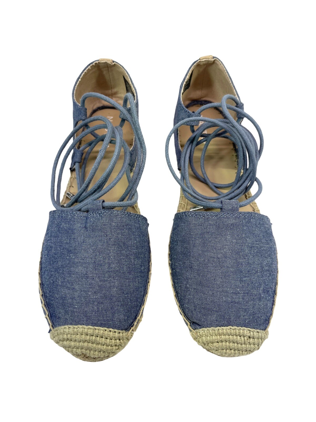 Nautica Women’s Shoes Blue Mackson Denim espadrilles Sandals size 8.5 ...