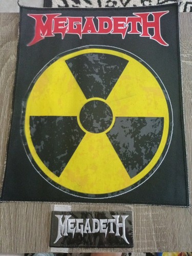 Megadeth Back Patch And Band Logo Name Both Sew On Patches | eBay