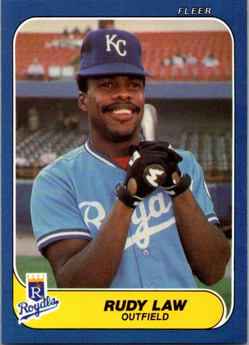 Rudy Law 1986 Fleer Update #U-66 Baseball Card | eBay