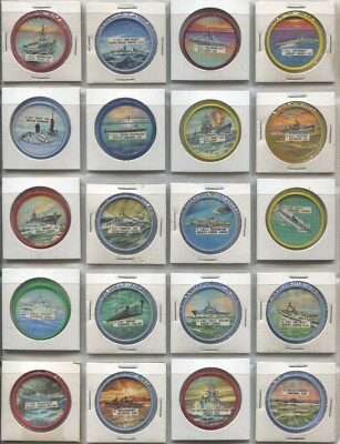 Vintage Chips - SHIP COIN COMPLETE SET, 20 OF 20, Krun-chee, Schuler's ...
