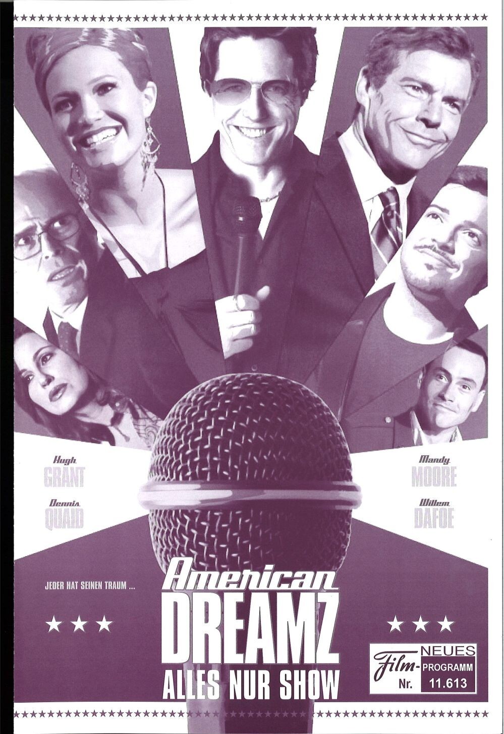 NFP 11613 | AMERICAN DREAMZ - ALLES NUR SHOW | Hugh Grant, Dennis Quaid ...