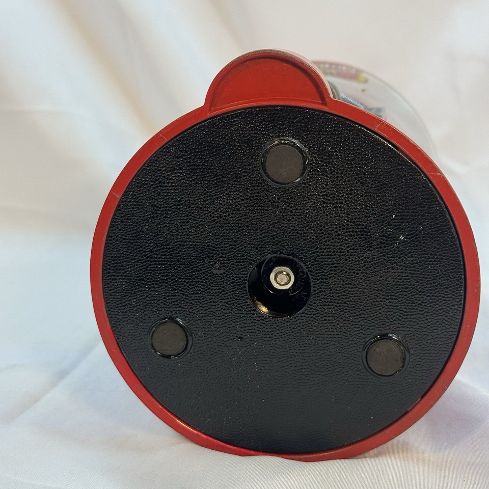 Jelly Belly Dispenser Machine Metal Red Globe Bean Gumball Candy Coin 9 ...