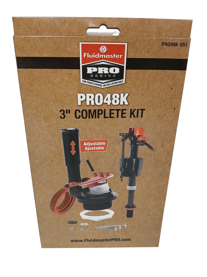 5 PACK NEW Fluidmaster PRO Series 3 in. Complete Toilet Tank Repair Kit ...
