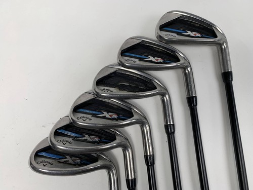 Callaway XR OS Iron Set 7-PW+AW+SW Fubuki AT50x5ct Senior Graphite Mens ...