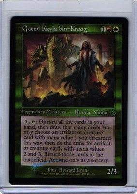 1x MTG - FOIL Queen Kayla bin-Kroog Retro (379) - The Brothers' War ...