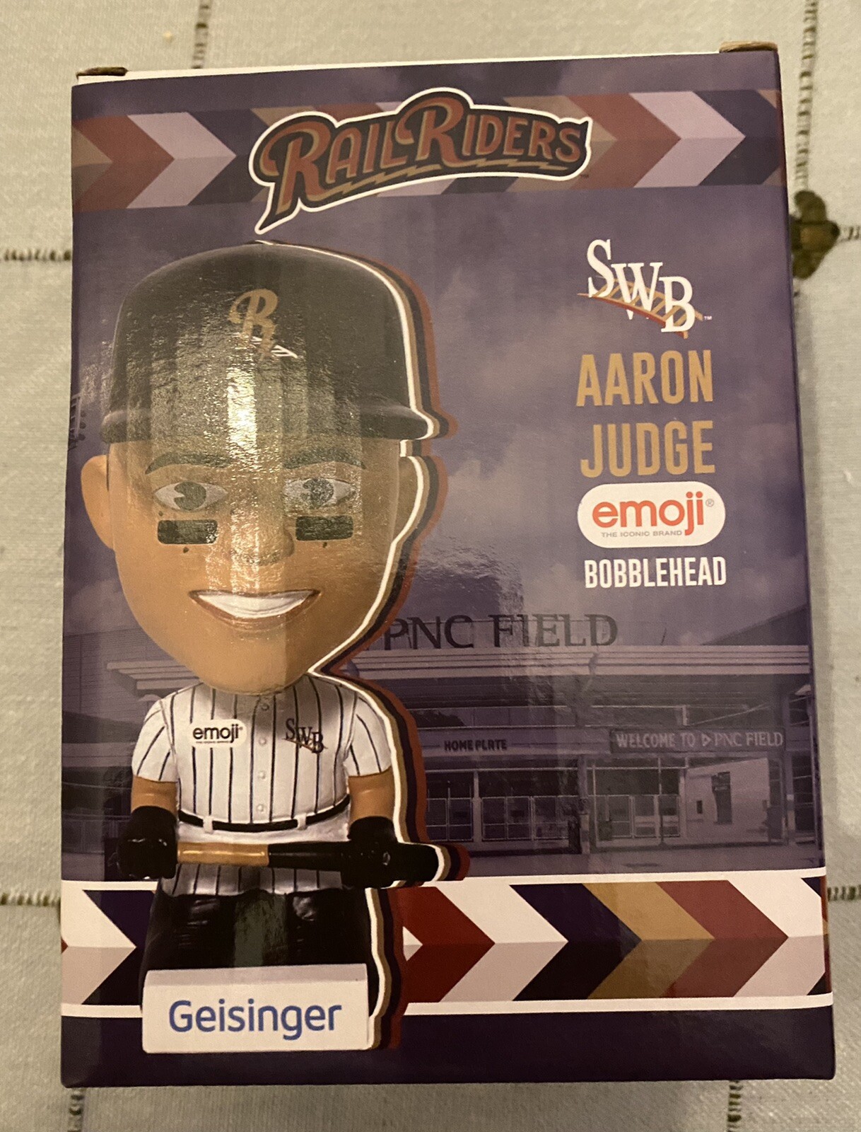 Scranton Rail Riders Aaron Judge SGA Emoji Bobblehead 6/22 SWB MIB ...