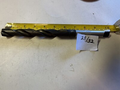 25/32” O.D. HSS TWIST DRILL BIT MORSE TAPER #2 SHANK PTD USA | eBay