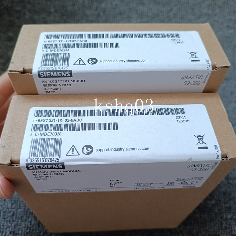 1PCS Unopened Siemens 6ES7 331-1KF02-0AB0 6ES7331-1KF02-0AB0 New In Box ...