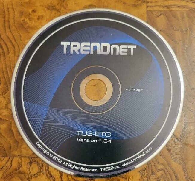 TRENDnet TU3-ETG Driver CD Software – Version 1.04 – 2016 | eBay