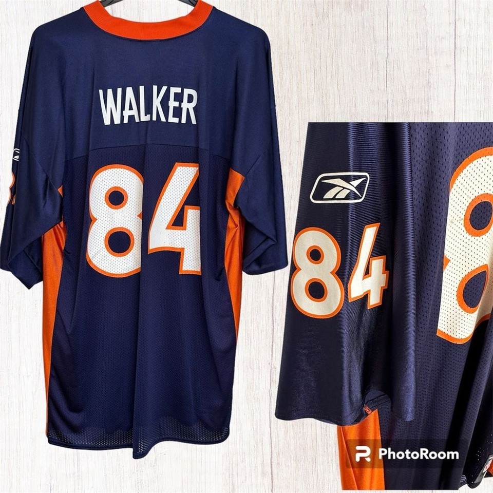 Men's Reebok NFL Players Inc Denver Broncos Jersey #84 Walker Size XL ...