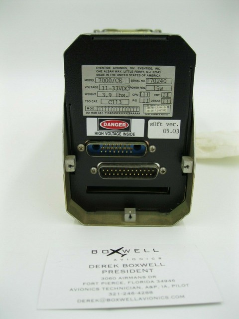 Eventide Argus Color Moving Map Display 7000/ce 7000 for sale online | eBay