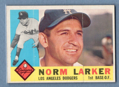 1960 Topps #394 Norm Larker(a) G GO550 | eBay