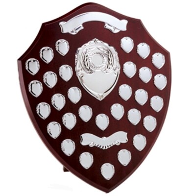 WOODEN PRESENTATION SHIELD, Annual Sports Trophy * FREE LUXURY ...