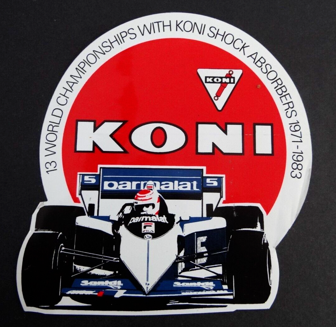 Promotional Stickers Koni Shock Absorbers 13x F1 Champion 1971-1983 ...