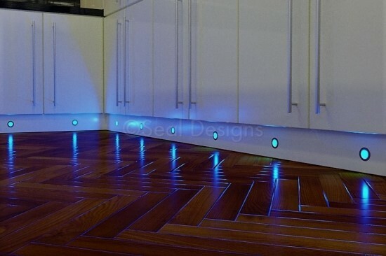 10 x 45mm LED Copper Lights Deck/Decking/Kickboard/Recessed/Kitchen ...