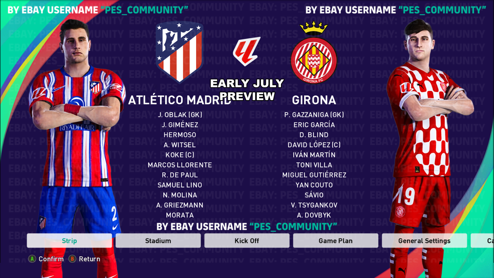 PES 2021 Option File - **NEW 24/25 SEASON KITS, EURO & COPA 2024** PC ...