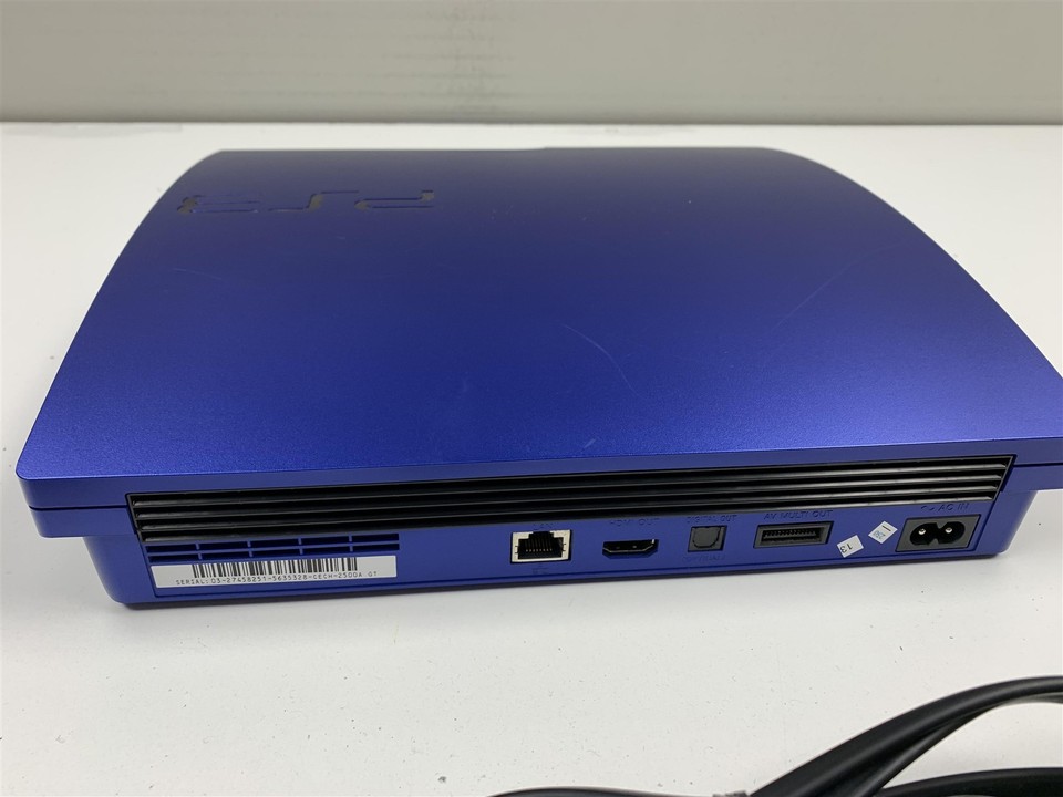Sony PS3 Slim 250GB Splash Blue Special Edition Bundle Matching ...