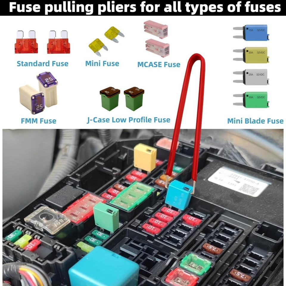 Relay Puller Pliers Relay and Fuse Remover Tool, Automotive Relay FMM ...