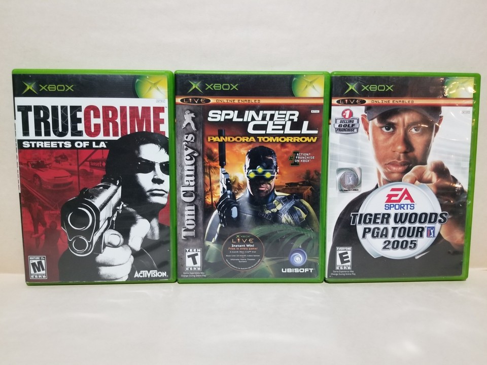 Original XBOX 23 + 3 Game Lot Bundle Fable, Halo, Madden, Tetris, Star ...