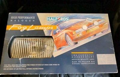HALFORDS Halogen Fog Lamp Set Front Spot Lights Fog lights for Toyota ...