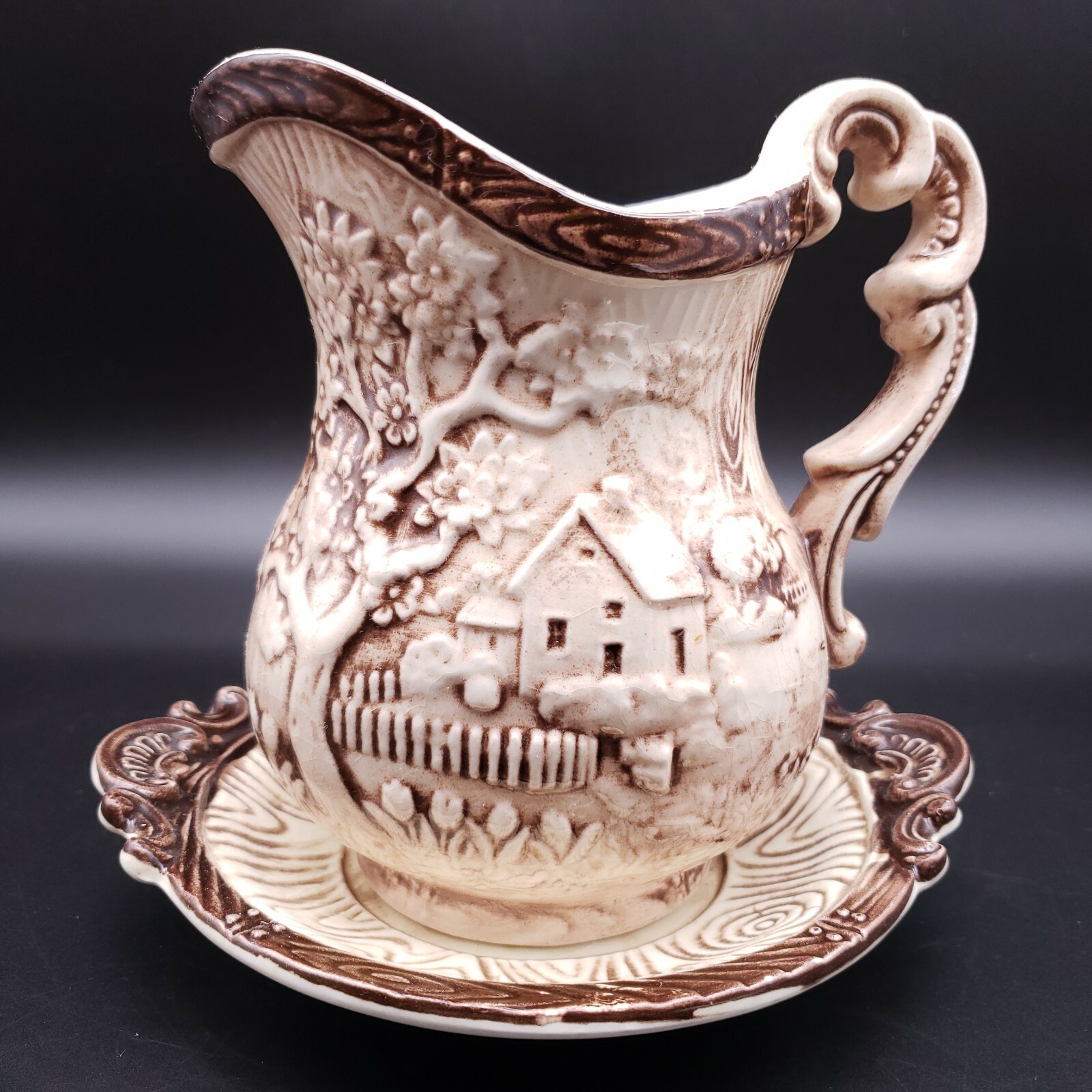 Vintage Elsie Ceramic Pitcher and Bowl Set | eBay