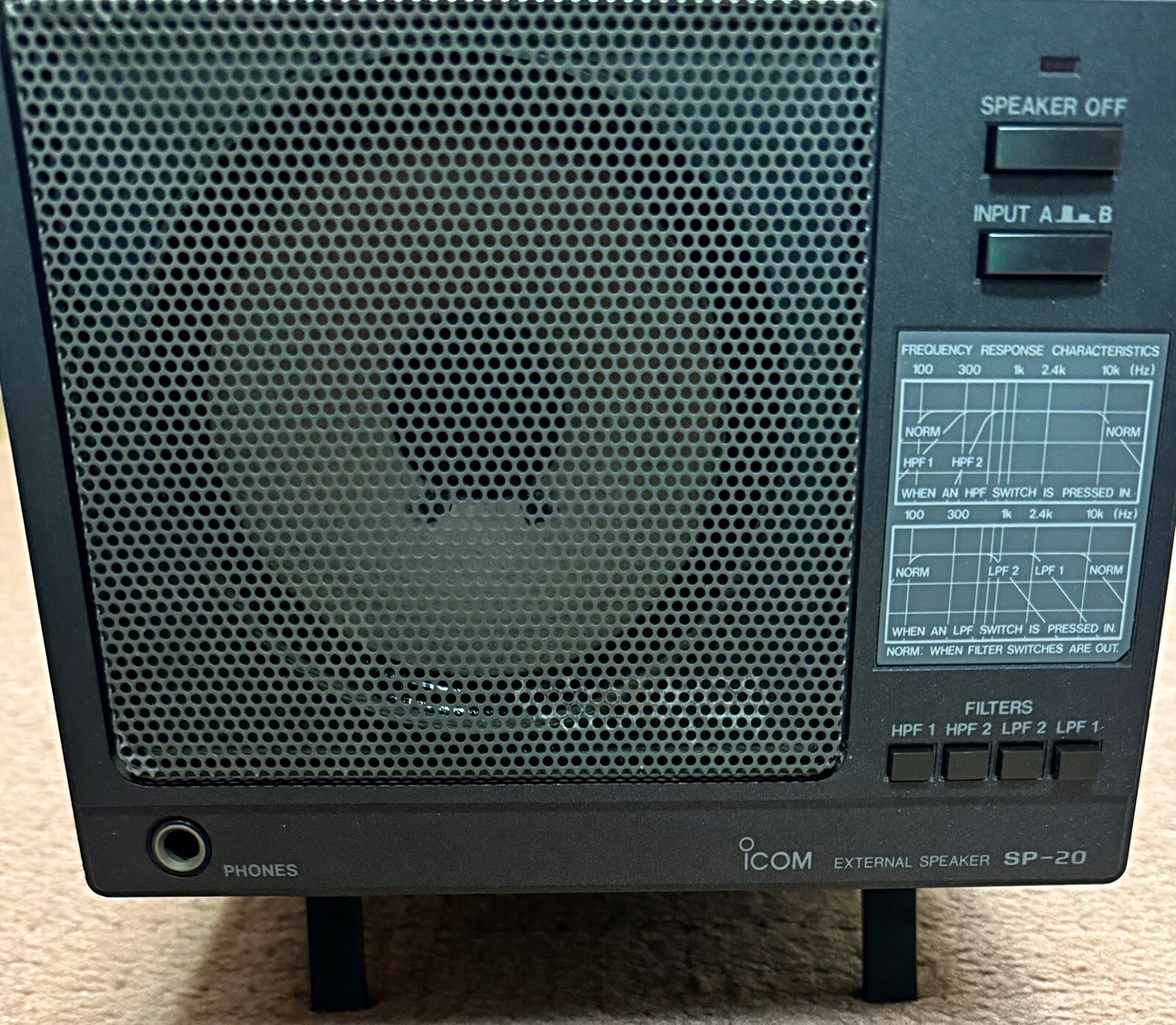 U5020 Icom Sp-20 Ham Radio External Speaker With Audio Filters for sale ...