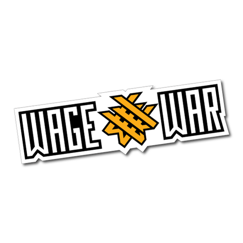 Wage War Sticker / Decal - WW Rock Band Metal Music Car CD Bumper 4x4 ...