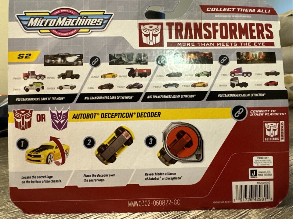MicroMachines Transformers Series 2 #05 Optimus + 3 Autobots Micro Decoder Incl | eBay