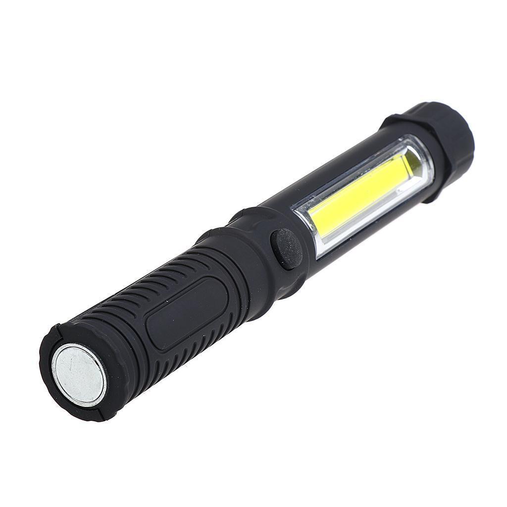 2X Multifunction COB Work Light Lamp Handy Flashlight Torch W/ Magnetic ...