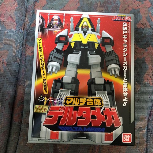 Denji Sentai Megaranger Multi-Combine DX DeltaMega Figure Bandai Robot ...