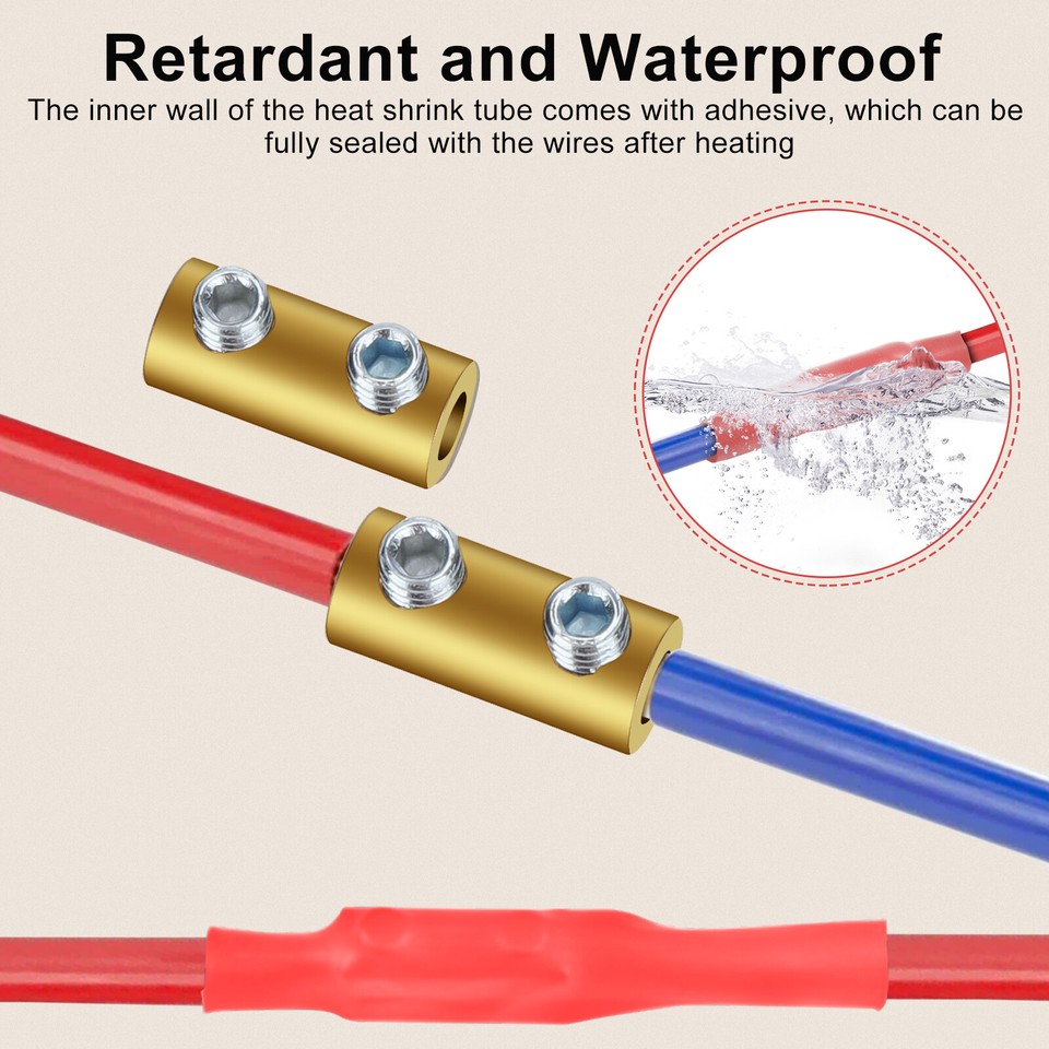 10PCS 10 AWG Gauge Wire Connector Nut Kit, 60A Quick Wiring Connection ...