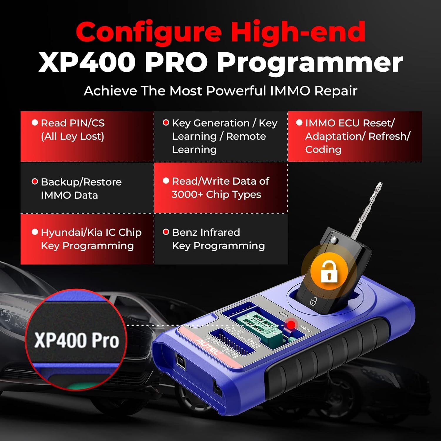 Autel MaxiIM IM608 PRO II IMMO Key Programming Coding Diagnostic ...