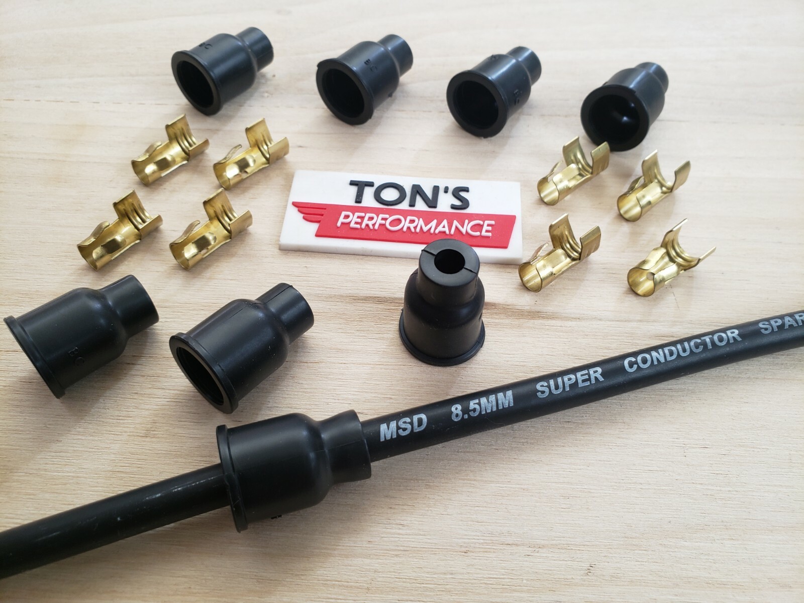 9 Pack 180 degree angle Spark Plug Distributor Magneto Terminal and ...