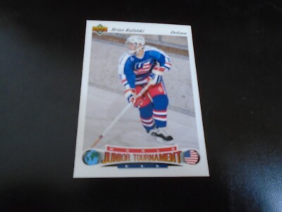 1991-1992 Upper Deck WORLD JUNIOR TOURNAMENT # 78 BRIAN RAFALSKI USA | eBay
