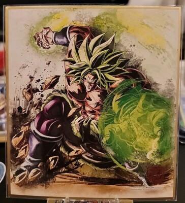 Dragon Ball Z Super Shikishi Best Collection Bandai Super Saiyan Broly ...