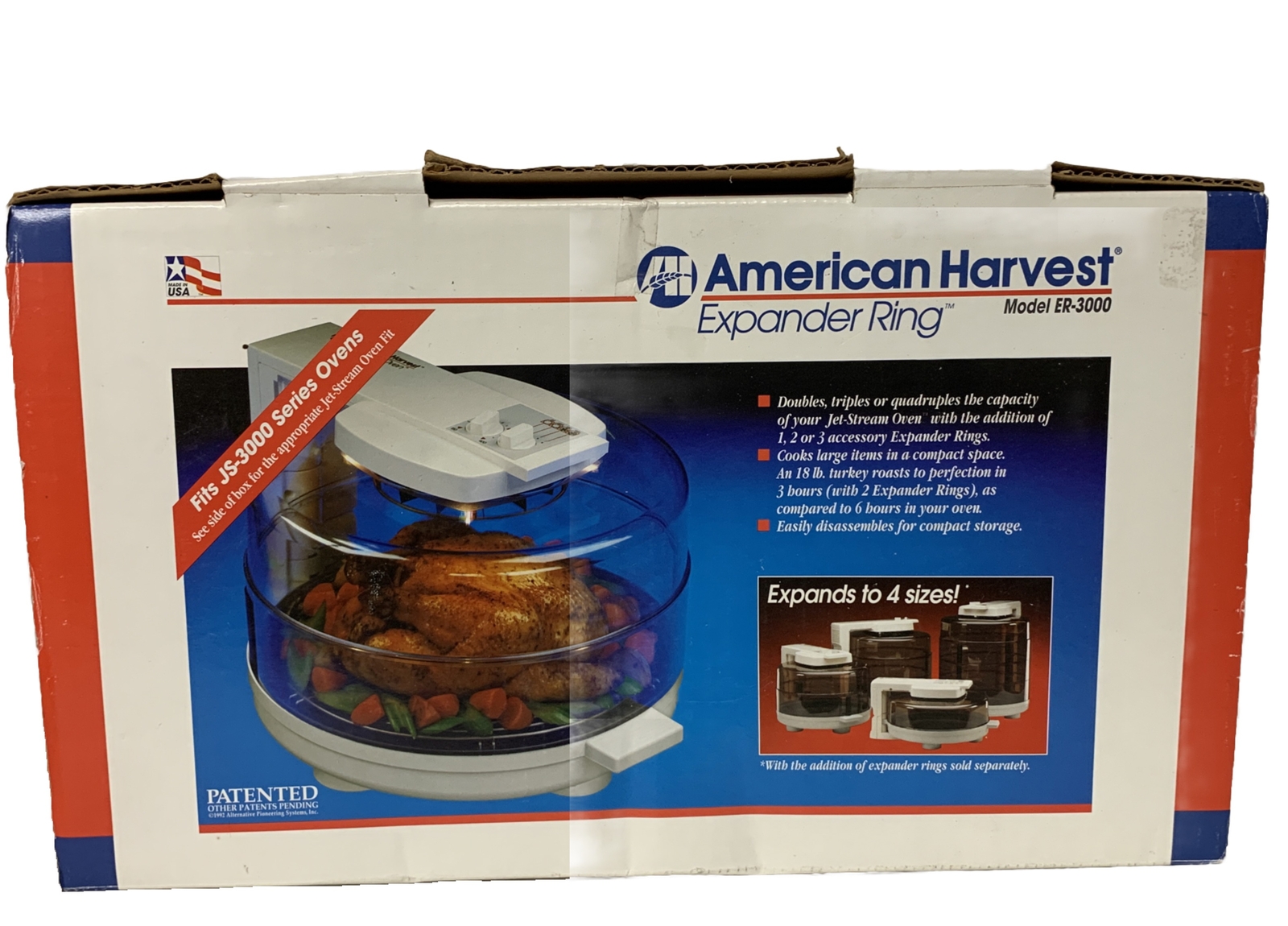 American Harvest Jet Stream Oven Expander Ring & Hinge JS-1500 JS-3000 ...