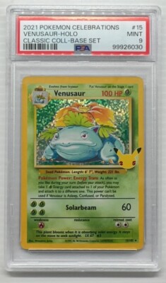 2021 Pokemon Celebrations Venusaur Holo Classic Collection Base Set #15 ...