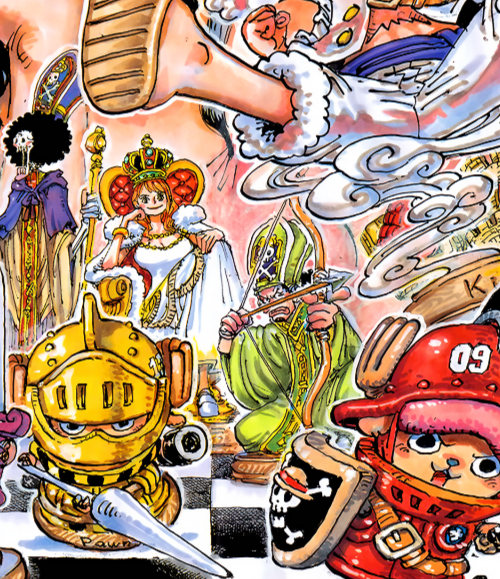 One Piece - Chapter 1113 Shonen Jump Art Spread 11x17 - Art Poster ...