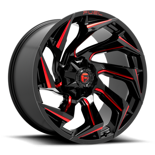 Fuel Off-Road 20x9 Wheel Red D755 REACTION 5x5.5/5x150 +20mm Aluminum ...