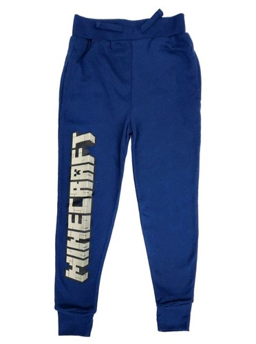NEW Minecraft Joggers, Video game Blue Spell out, Sweatpants Unisex ...
