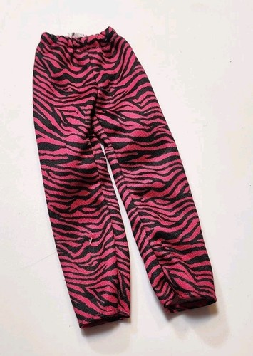 BARBIE PANTS PINK BLACK ZEBRA PRINT CASUAL COMFY FASHION STYLE CUTE ...