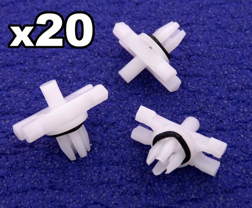 2000-2006 BMW E46 20x Trim Clips for Roof Rain Gutter Plastic Moulding ...