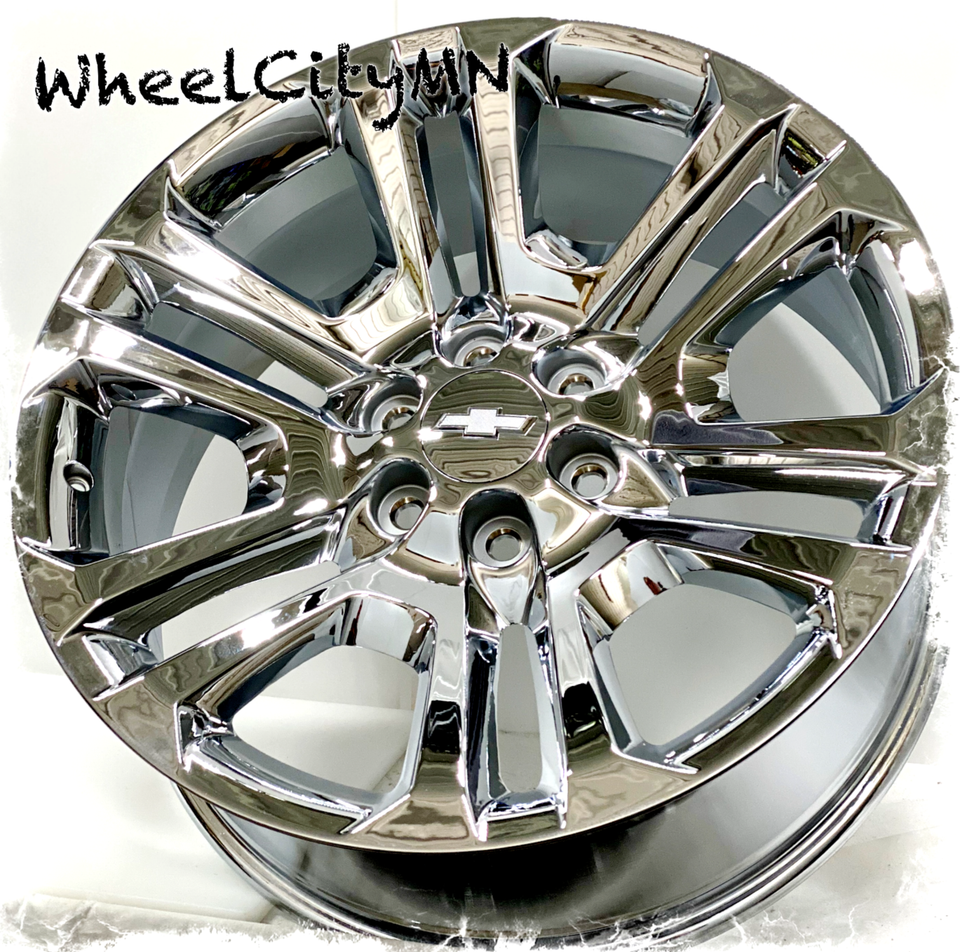 22 inch chrome 2020 Chevy Suburban LTZ CK158 OE replica 4741 wheels 6x5 ...