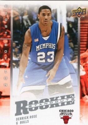BK Derrick Rose 2008-09 Upper Deck First Edition Rookie Standouts #RSDR ...